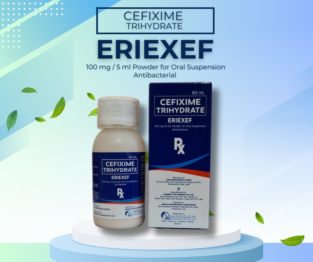 ERIEXEF - Quadgen Pharmaceutical